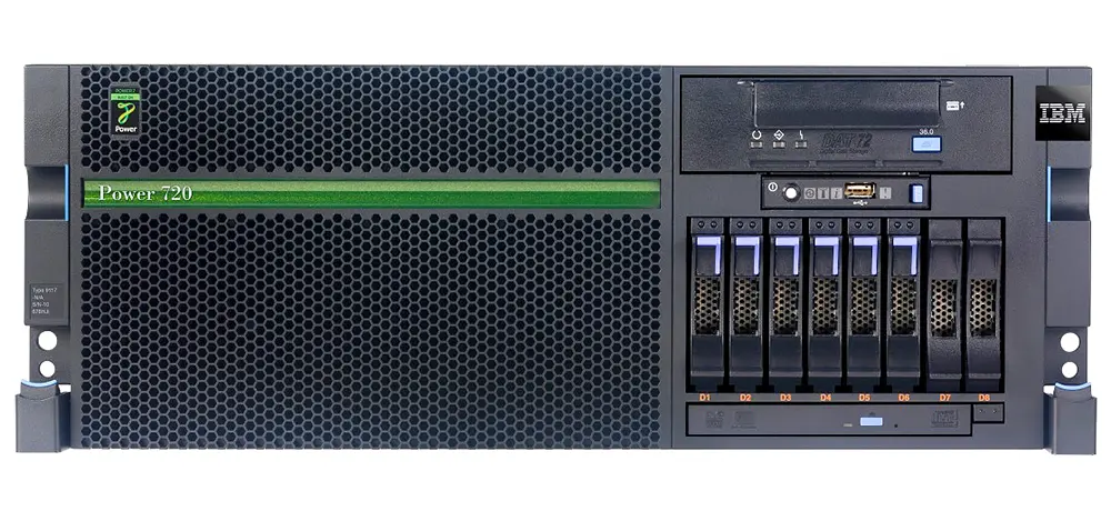 Купить серверы IBM Power 720 на базе процессоров POWER7